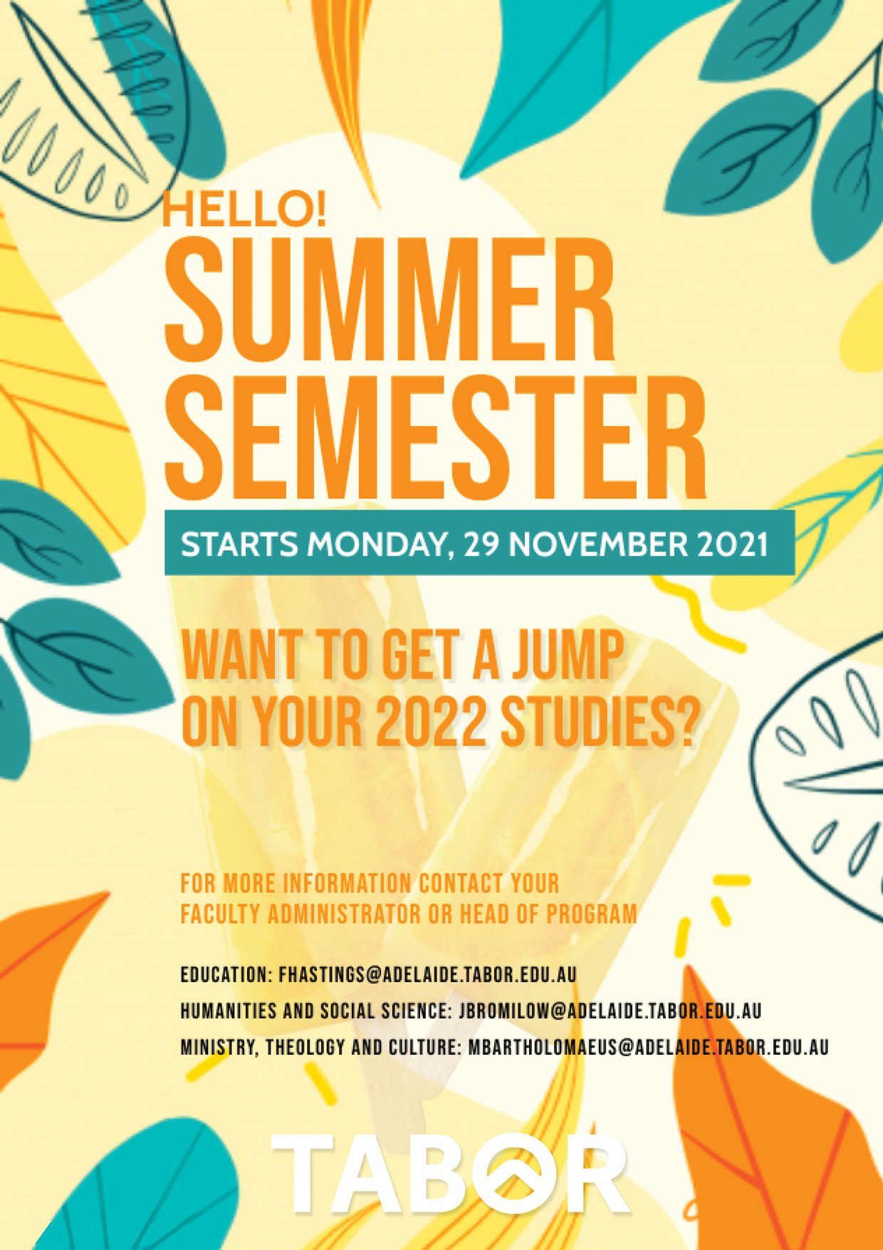 Hello! Summer Semester